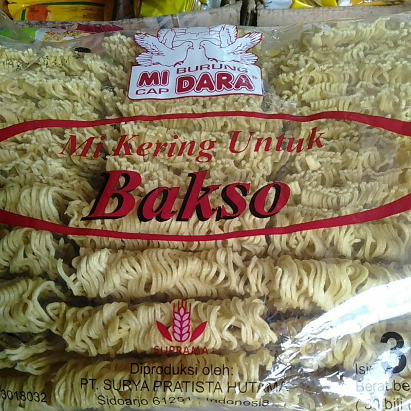 Jual Mie Bakso Mie Kering Cap Burung Dara Isi 30 Kepng | Shopee Indonesia