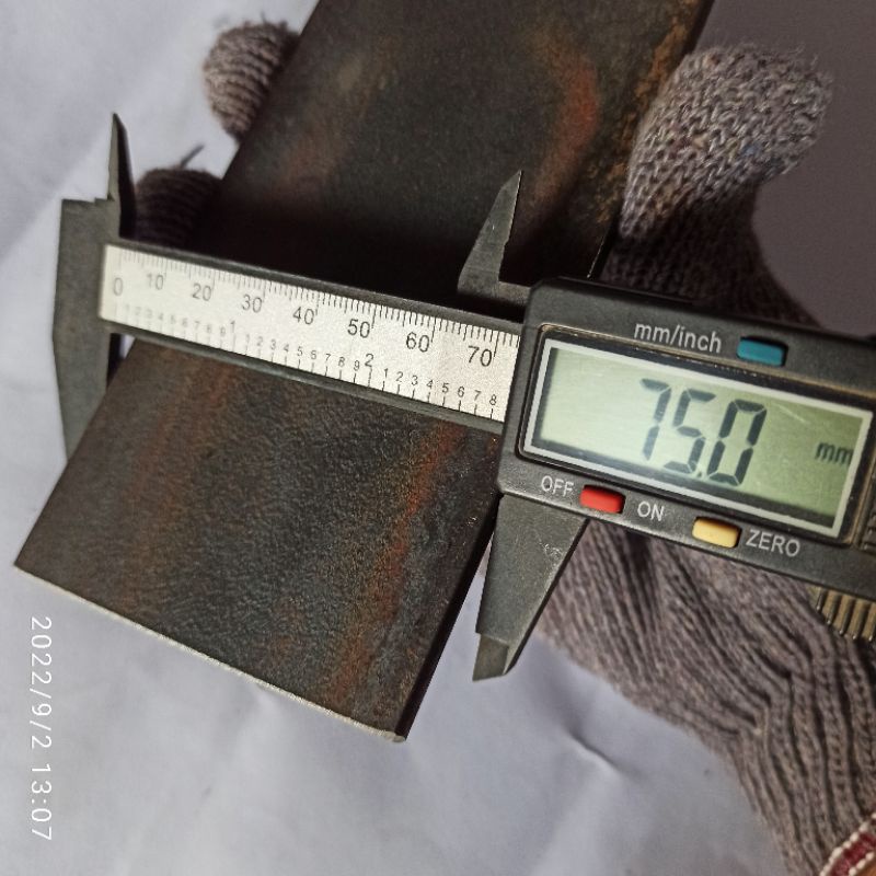 Jual Besi Plat, Plat Besi Lebar 7,5 cm Tebal 6 mm Harga Per 10 cm ...