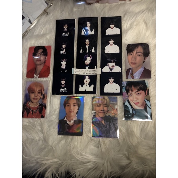 Jual JIN CREAM POUT PHOTOCARD BUTTER BTS | Shopee Indonesia