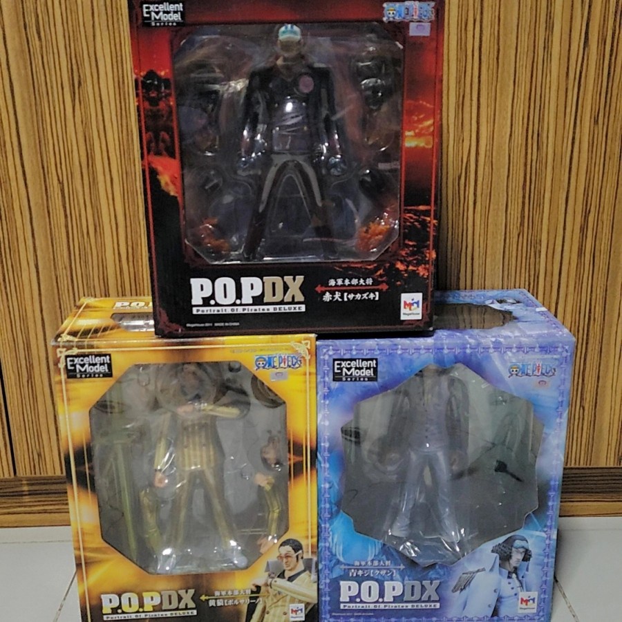 Jual One Piece POP Neo DX by Megahouse set Admiral Akainu Kizaru Aokiji ...