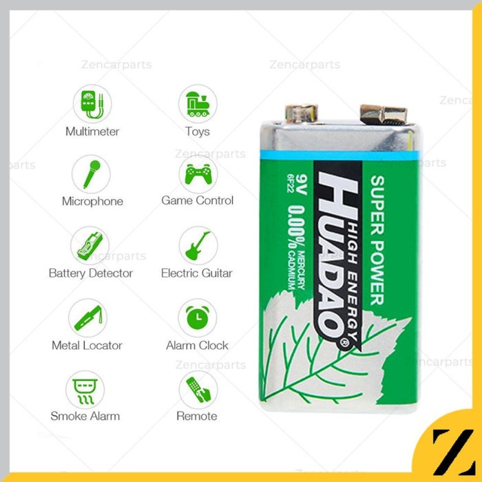 Jual A266 Baterai KOTAK 9V 9volt 9 volt V Batu Battery Batre Batere ...