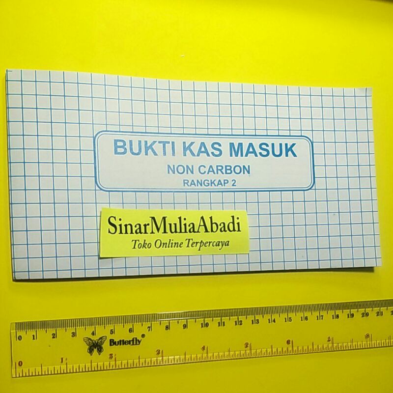 Jual Buku Bukti Kas MASUK NCR Rangkap 2 | Shopee Indonesia