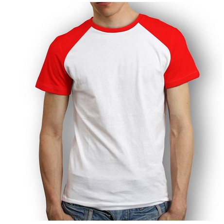 Jual Kaos Polos Raglan - Kaos Raglan Lengan Pendek | Kaos Raglan Merah ...