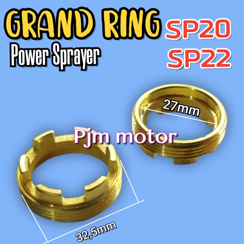 Jual Sp22 Grand ring Topi raja mesin power sprayer pompa steam stim ...