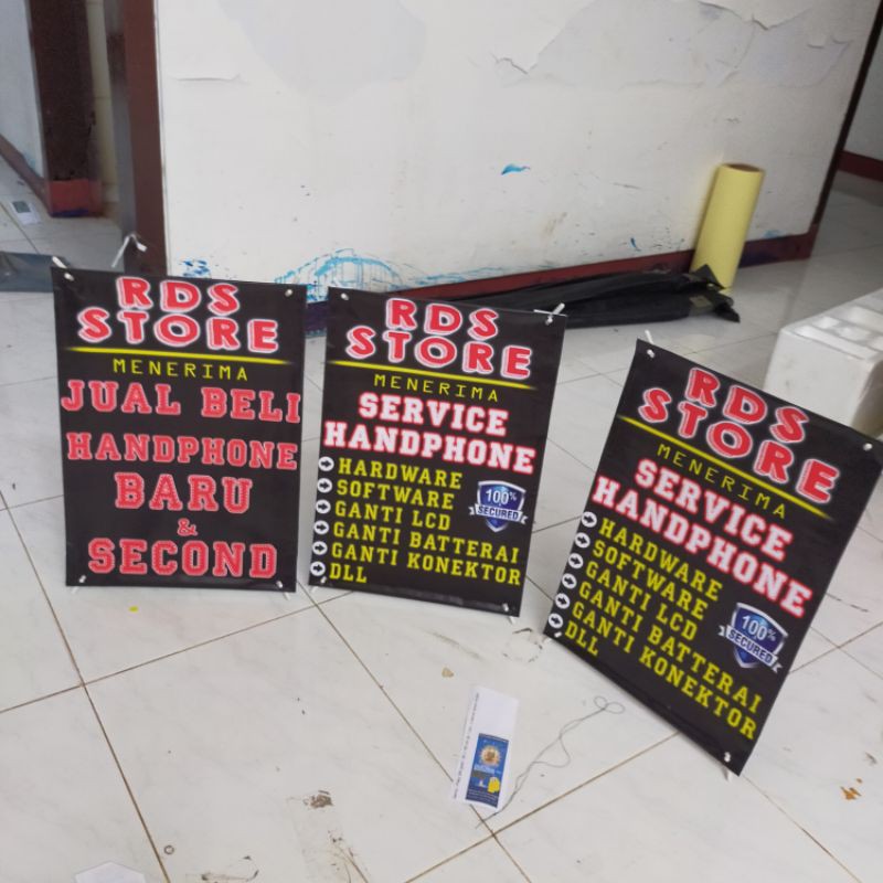 Jual Rangka Mini X Banner, X Banner Mini,X Banner kecil uk A4 210x297cm ...
