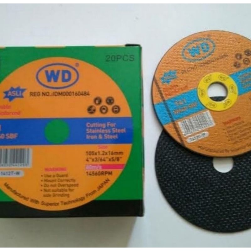 Jual BATU GERINDA POTONG 4 INCHI WD || mata batu Wd potong ,cutting ...