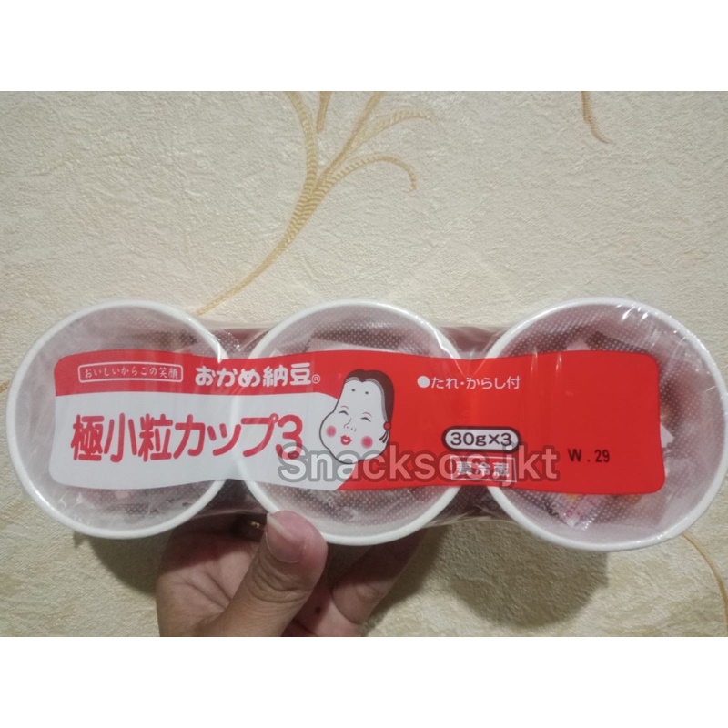 Jual ASAICHIBAN NATTO (KOTSUBU NATTO) 40gr x 3 / TAKANO NATTO CUP 30gr ...