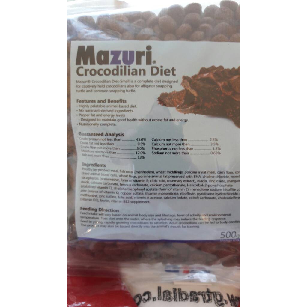 Jual Mazuri Crocodilian Diet SMALL 500gr - 500 gr Pakan TEGU AST CST ...