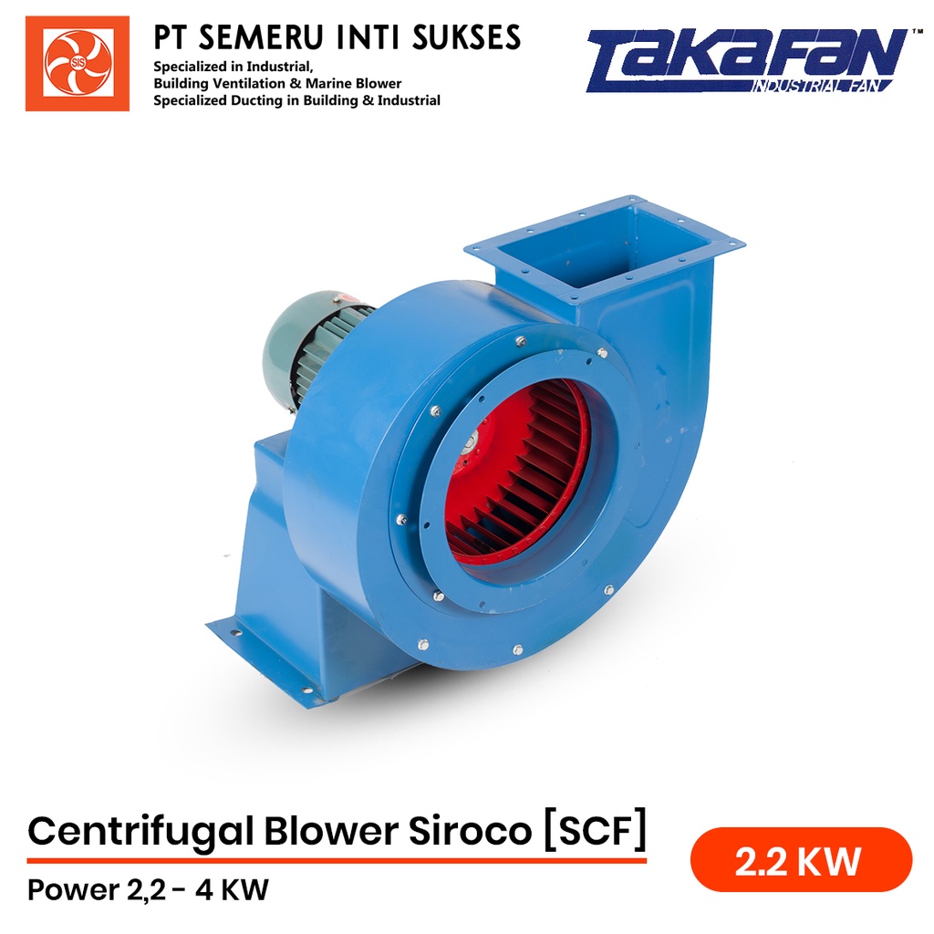 Jual Takafan Centrifugal Blower Siroco 2.2 KW - 2200 watt | Shopee Indonesia