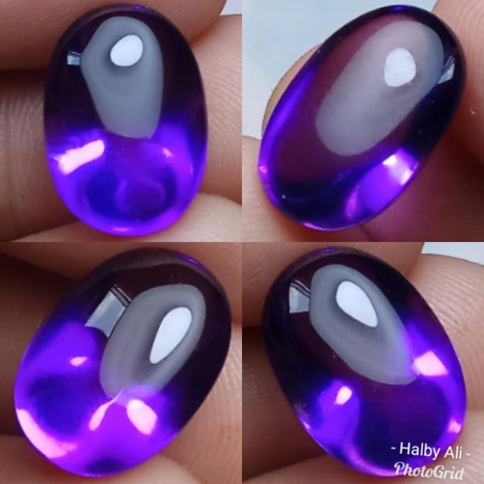 Jual Batu Kecubung Ungu Akik Amethyst Bungur Tanjung Bintang B112 ...