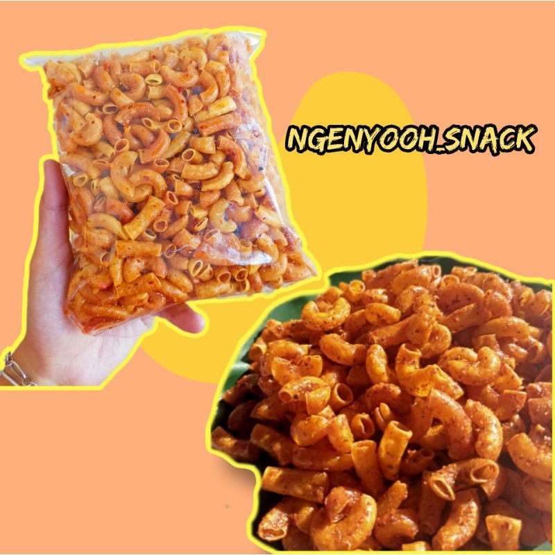 Jual Makaroni Cikruh 250gram / makaroni pedas daun jeruk / makaroni ...