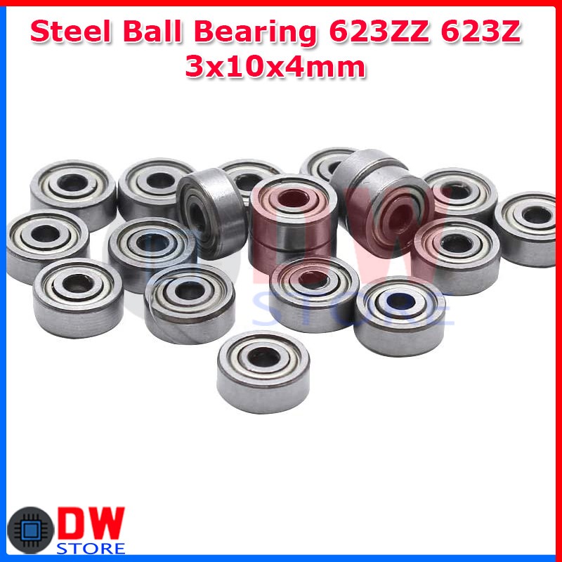 Jual 3D Printer Ball Bearing 623ZZ 623-ZZ Miniature Deep Groove ...