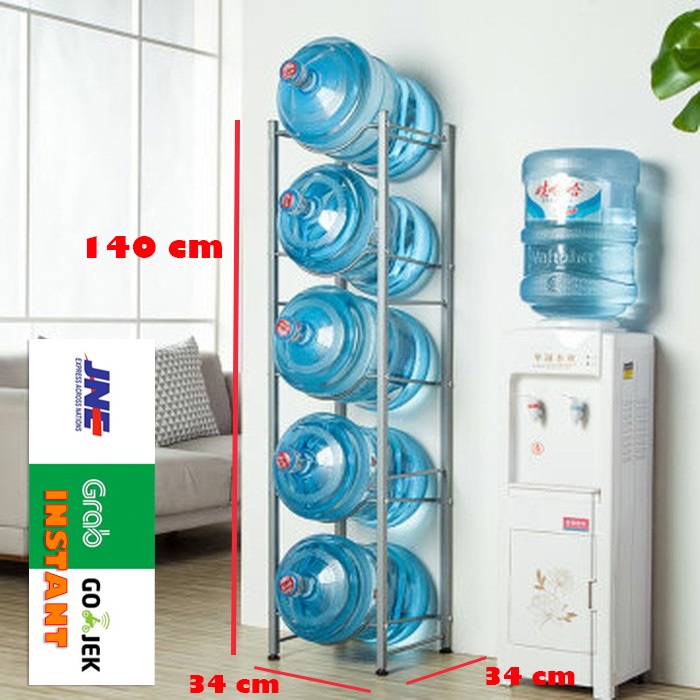 Jual Rak galon besi 5 susun | Shopee Indonesia