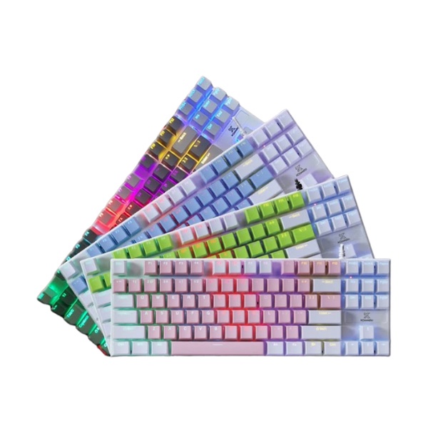 Jual Keyboard Gaming KOMIC KG-KM870 Mechanical Hotswap Red Switch TKL ...