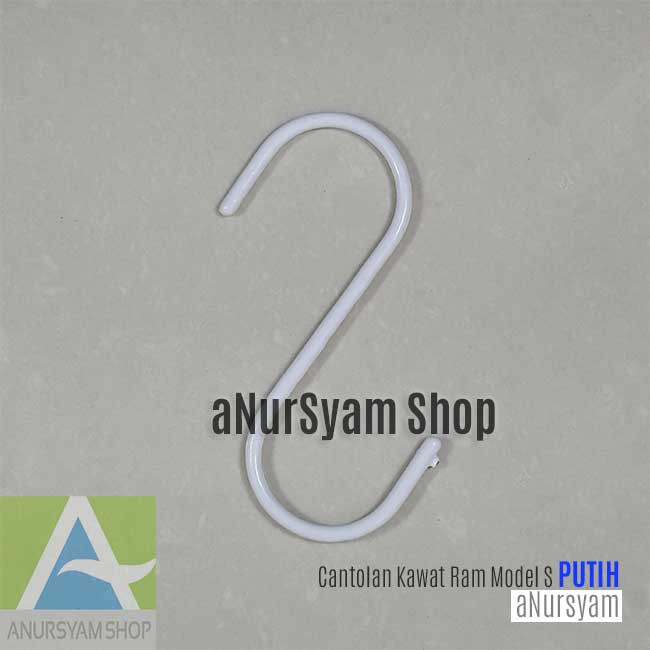 Jual Cantolan Kawat Ram S / Cantolan huruf S / Cantolan Display Kawat ...