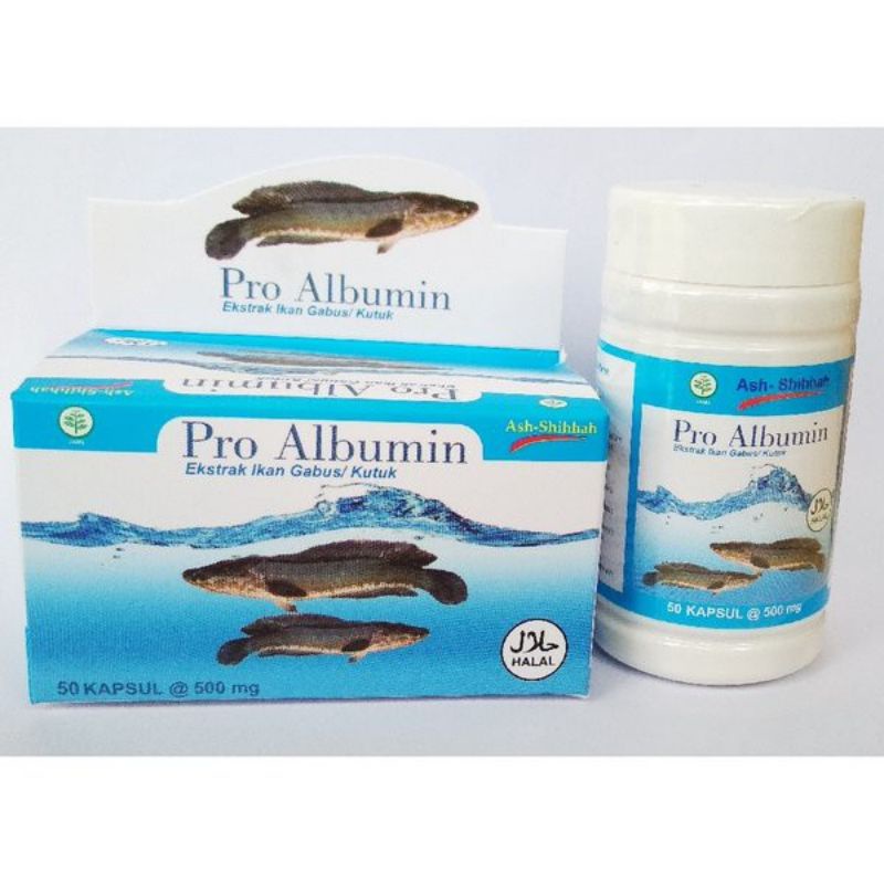 Jual Best Seller PRO ALBUMIN 50 Kapsul Ekstrak Ikan Gabus/ Ikan Kutuk Pro Albumin | Shopee Indonesia