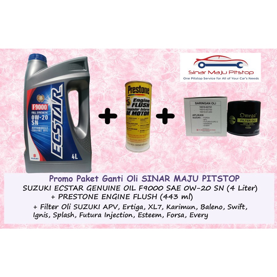 Jual Paket Ganti Oli SUZUKI FUTURA INJECTION & ESTEEM & FORSA & EVERY ...