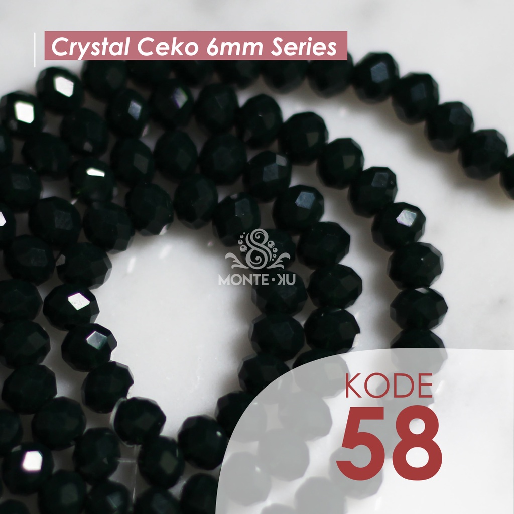 Jual Mote Manik Kristal Ceko Bakpau 6mm Sedang Monte Payet Beads Kristal Cina Rentengan Murah ...