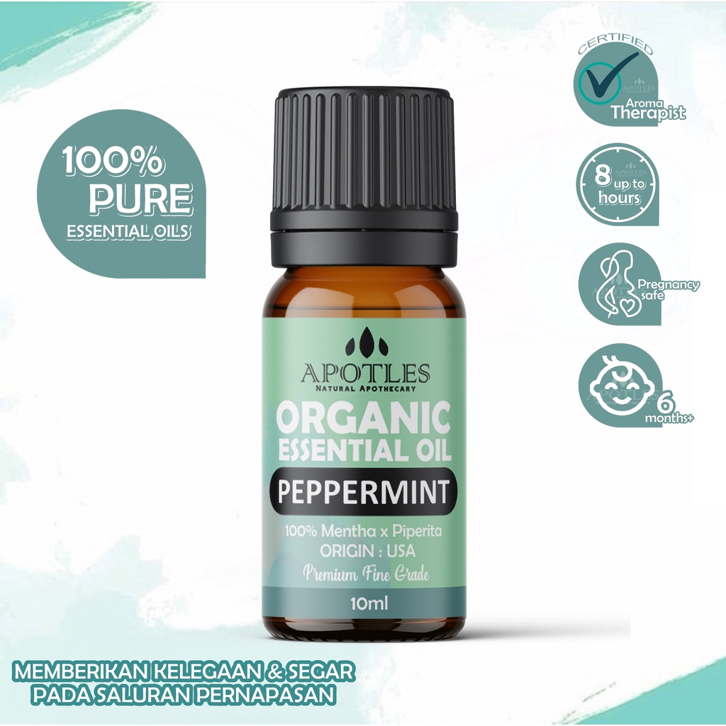 Jual Peppermint Essential Oil - Minyak Aromaterapi Peppermint Essential Oil 10ml | Shopee Indonesia