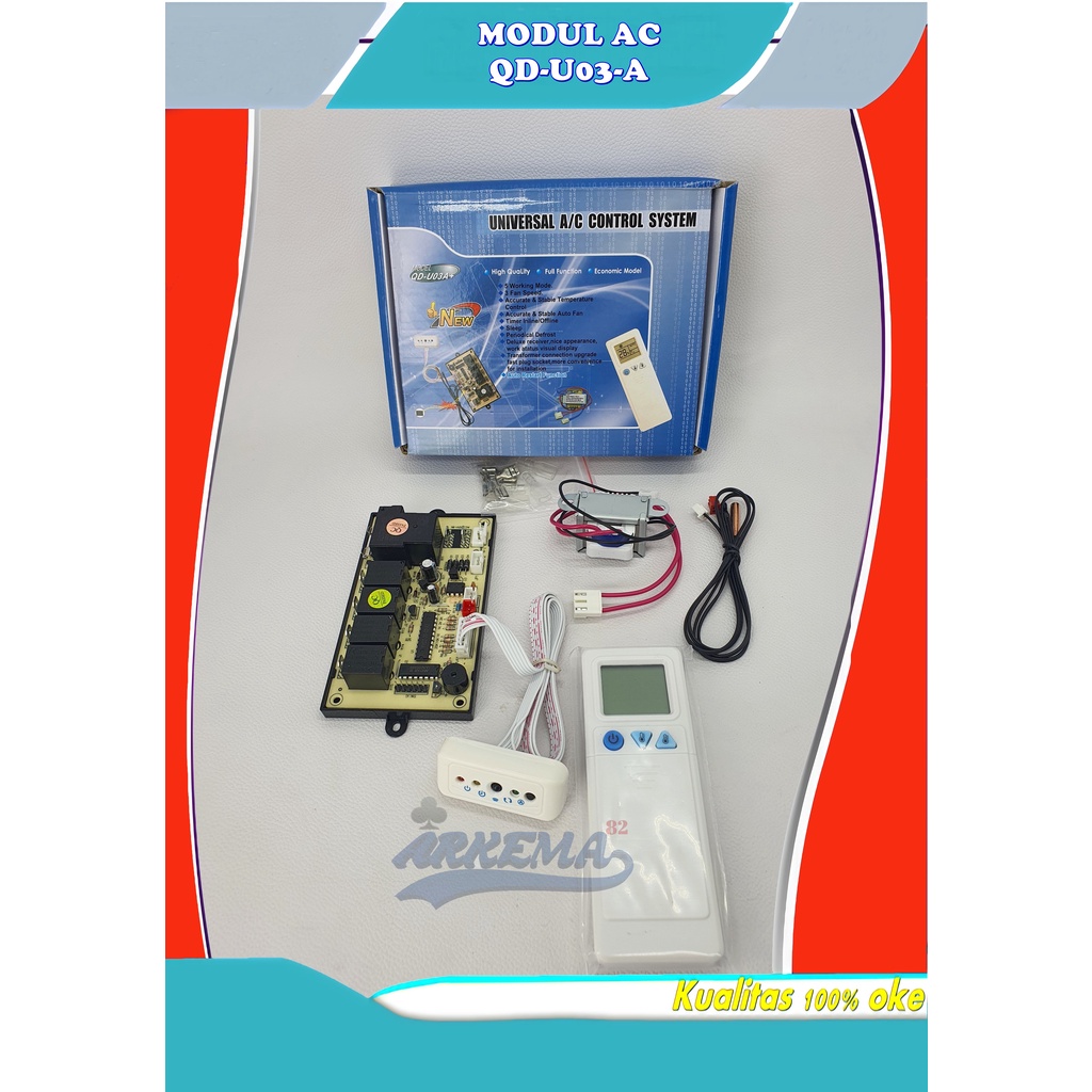 Jual MODUL AC UNIVERSAL TYPE PCB QD-U03A+ | AC CONTROL SYSTEM | MODUL ...