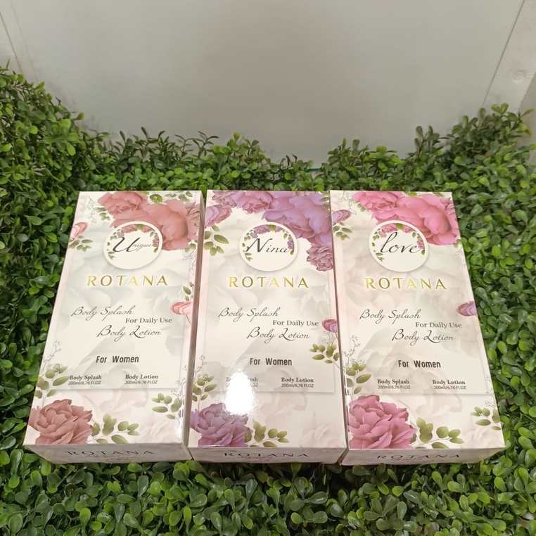 Jual ROTANA. BODY LOTION. BODY SPLASH. CLASSIC ROSE. | Shopee Indonesia