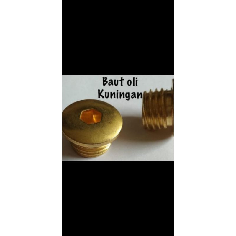 Jual BAUT OLI KUNINGAN ASLI BAUT OLI ATAS KUNINGAN BAUT KUNINGAN SUPRA ...