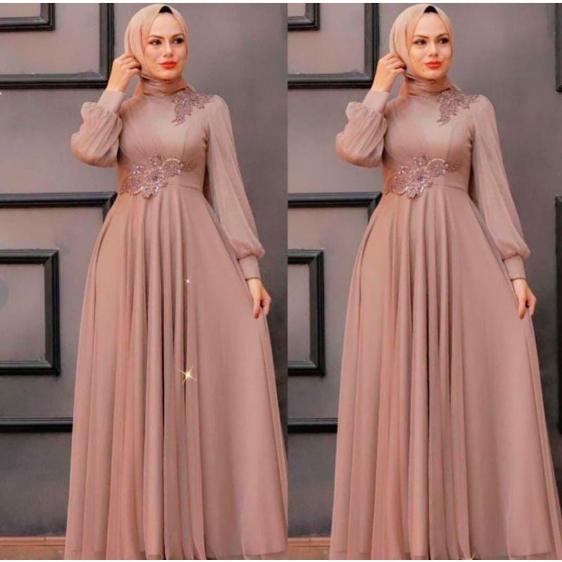 Jual GAUN PESTA MEWAH CANTIK ELEGAN / GAUN PESTA KONDANGAN POPULER ...