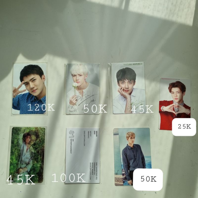 Jual Sehun EXO Official photocard | Shopee Indonesia