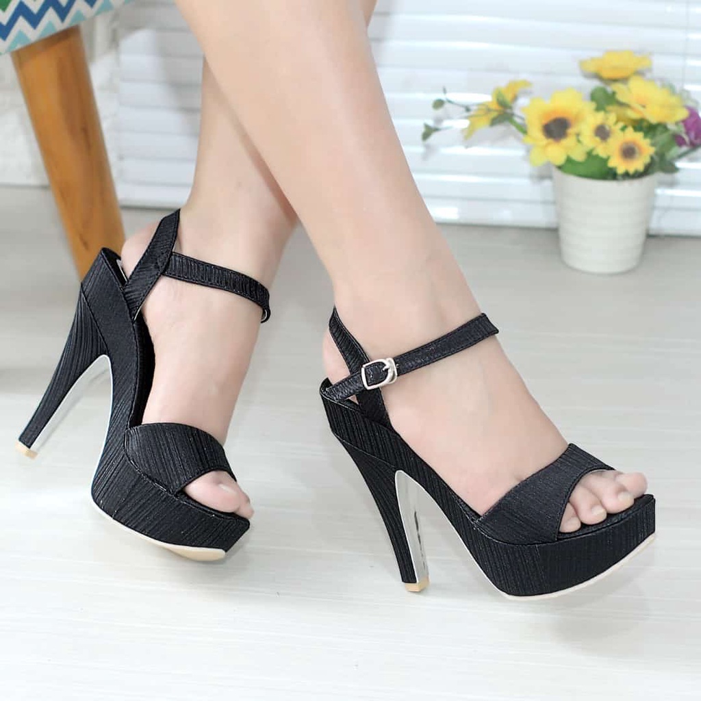 Jual Lynn High Heels Sepatu Pesta Wanita Hak Tinggi HH4C - Cream ...