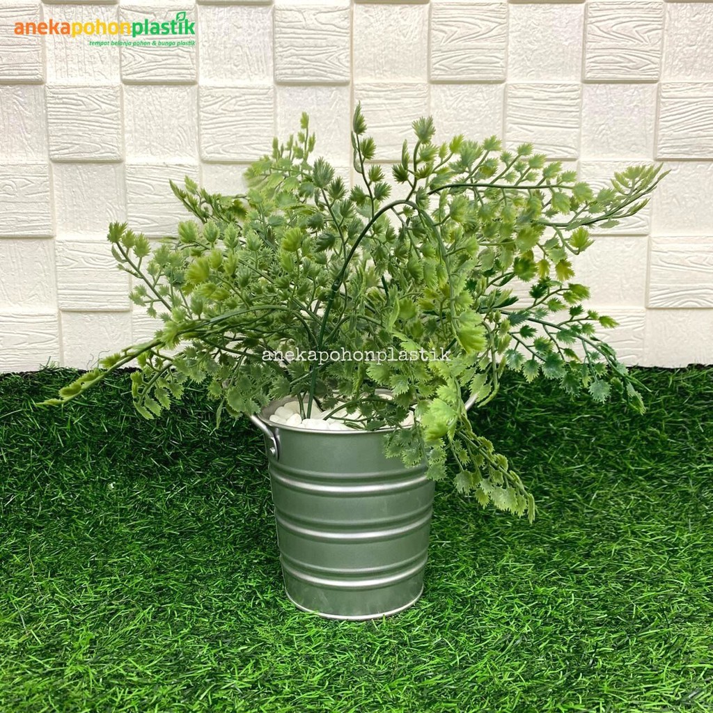 Jual Tanaman Hias Daun Tapak Ikan Pari Latex Artificial Pot Ember ...