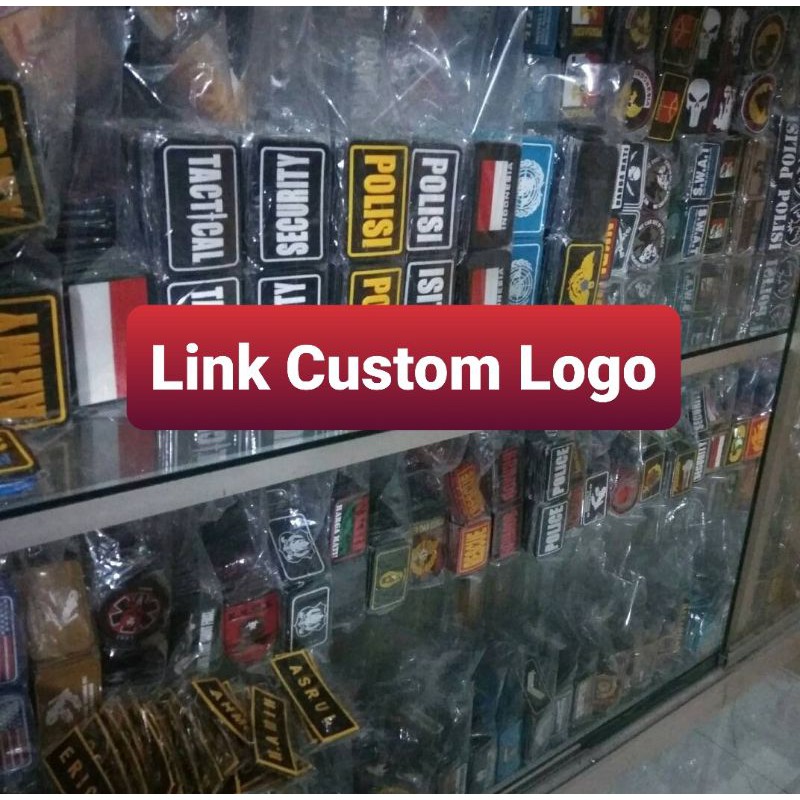 Jual CUSTOM LOGO RUBBER PATCH MINIMAL 50 PCS | Shopee Indonesia