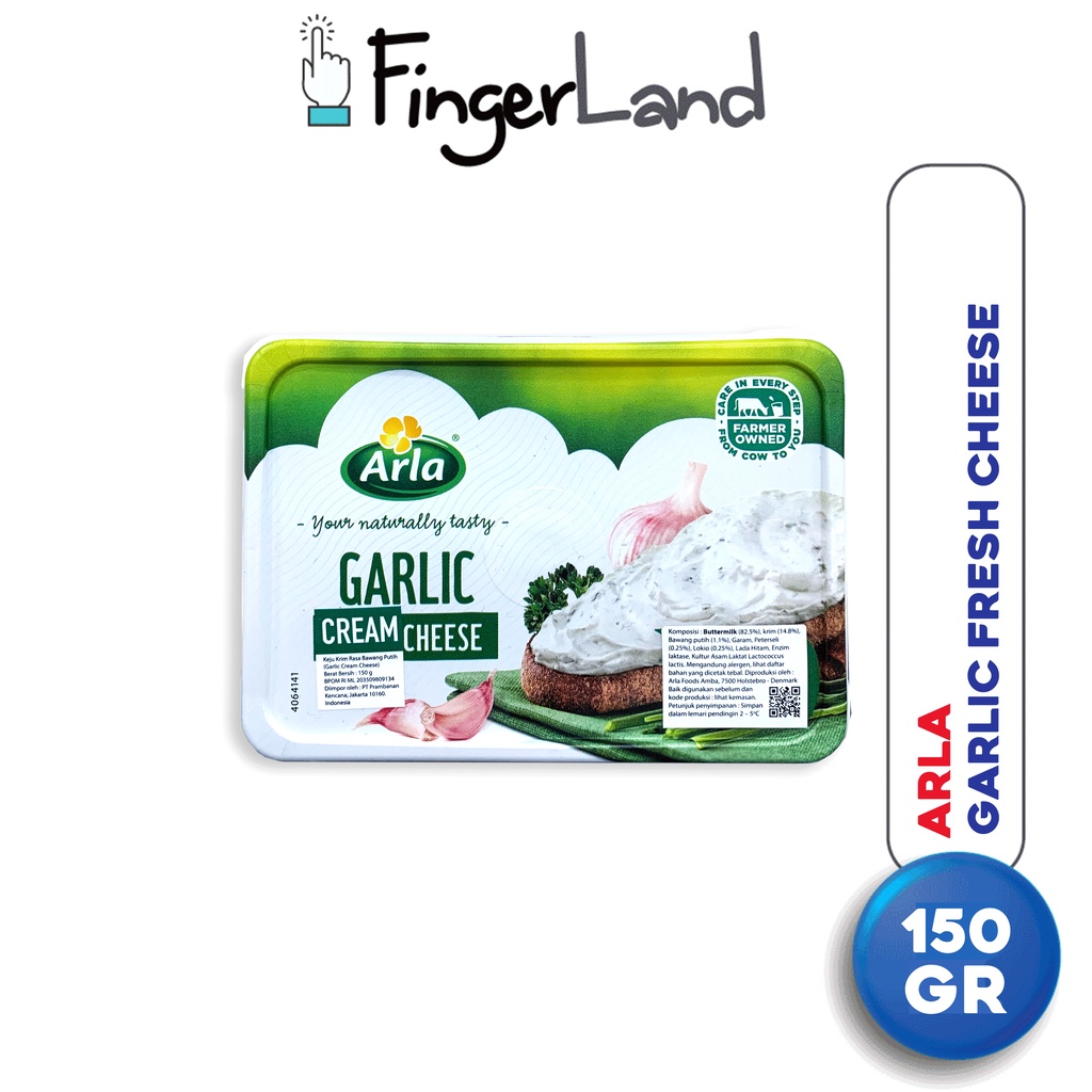 Jual ARLA Garlic Fresh Cheese 150 Gr Keju Krim Rasa Bawang Putih ...