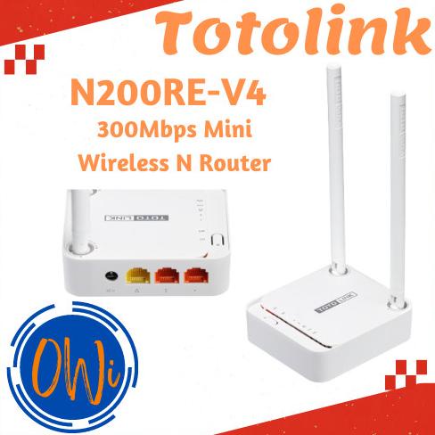 Jual Totolink N200RE-V4 300Mbps Mini Wireless N Router | Shopee Indonesia