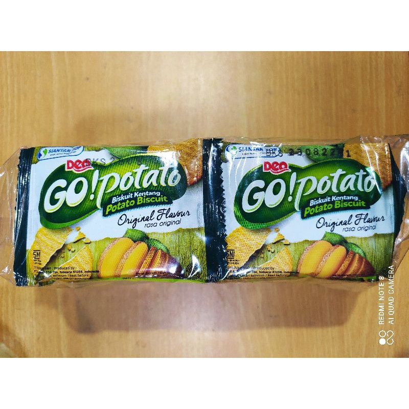 Jual 1 pak deo go patato biskuit 20s | Shopee Indonesia