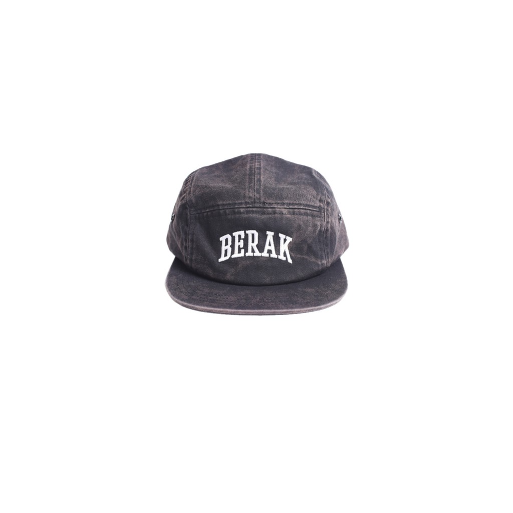 Jual Berak 9420 Hat 5Panel DYED BLACK | Shopee Indonesia