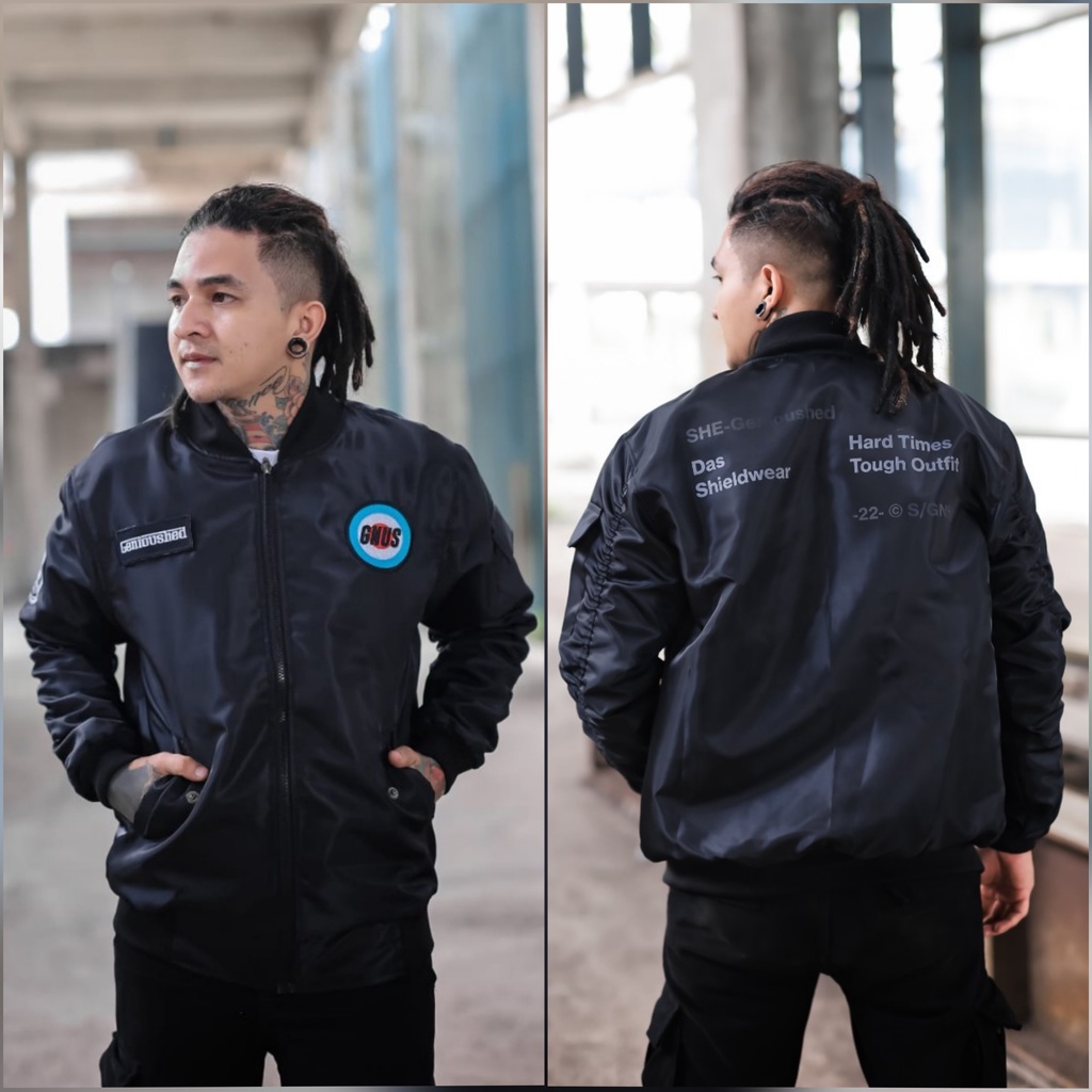 Jual Jaket Parasut Pria - Jaket Bomber Hoodie - Original Salvio Hexia | Shopee Indonesia