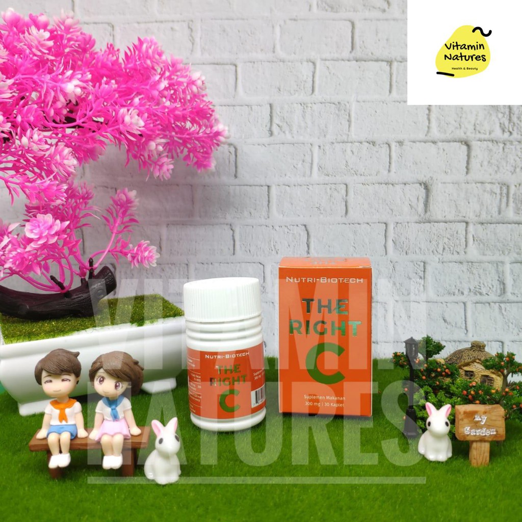 Jual The Right C Vitamin C 300mg 300 mg 30 Kaplets | Shopee Indonesia