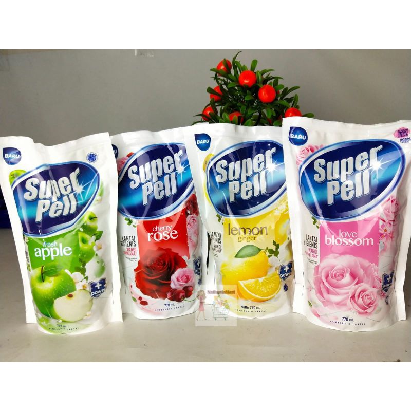 Jual SuperPell Pembersih Lantai Reffill 770 ML All Variant | Shopee Indonesia