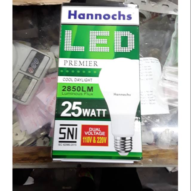 Jual Lampu bohlam hannochs premier led 25 watt 20watt 25watt 25w / 20w ...