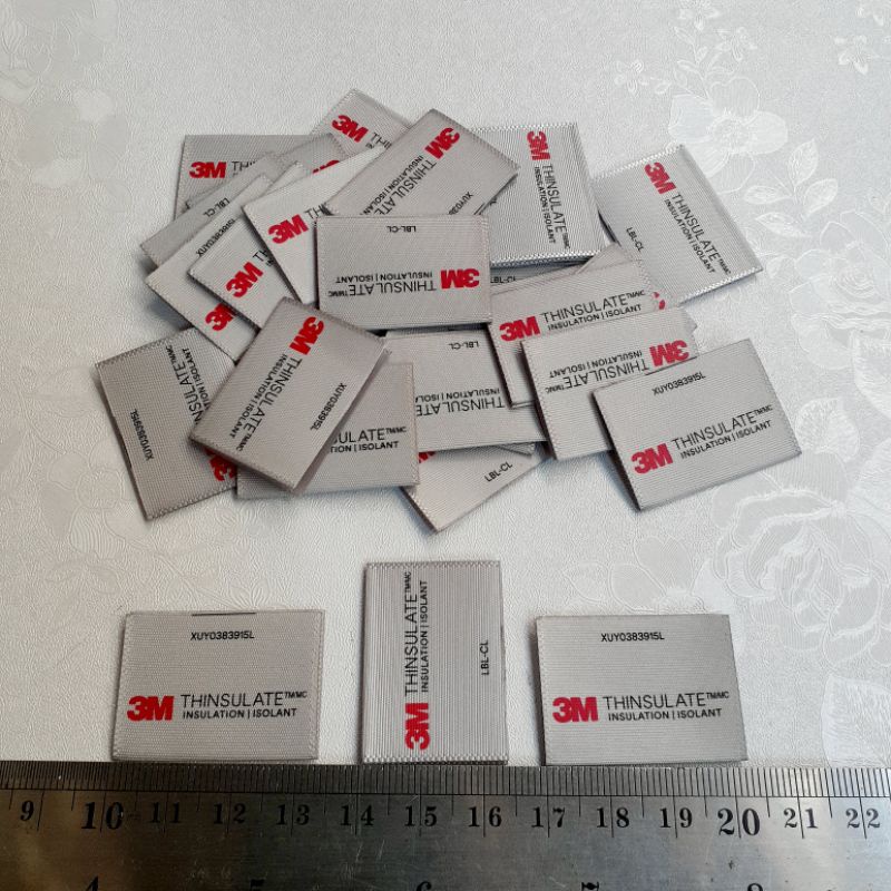 Jual Label Woven Thinsulate Primaloft Label Jaket Gunung Label Baju ...