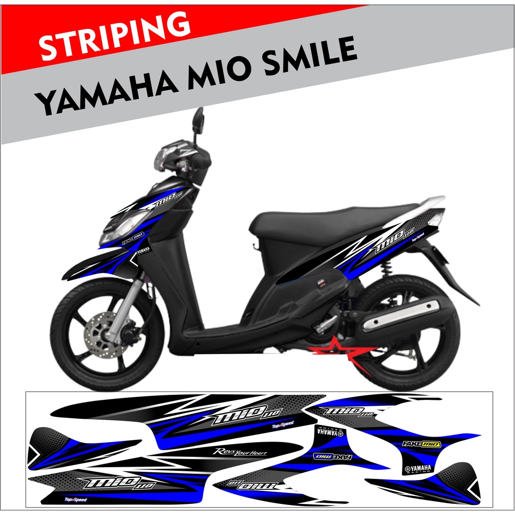 Jual STIKER STRIPING YAMAHA MIO SMILE VARIASI RACING SANGAT COCOK BUAT MOTOR KESAYANGAN ANDA ...