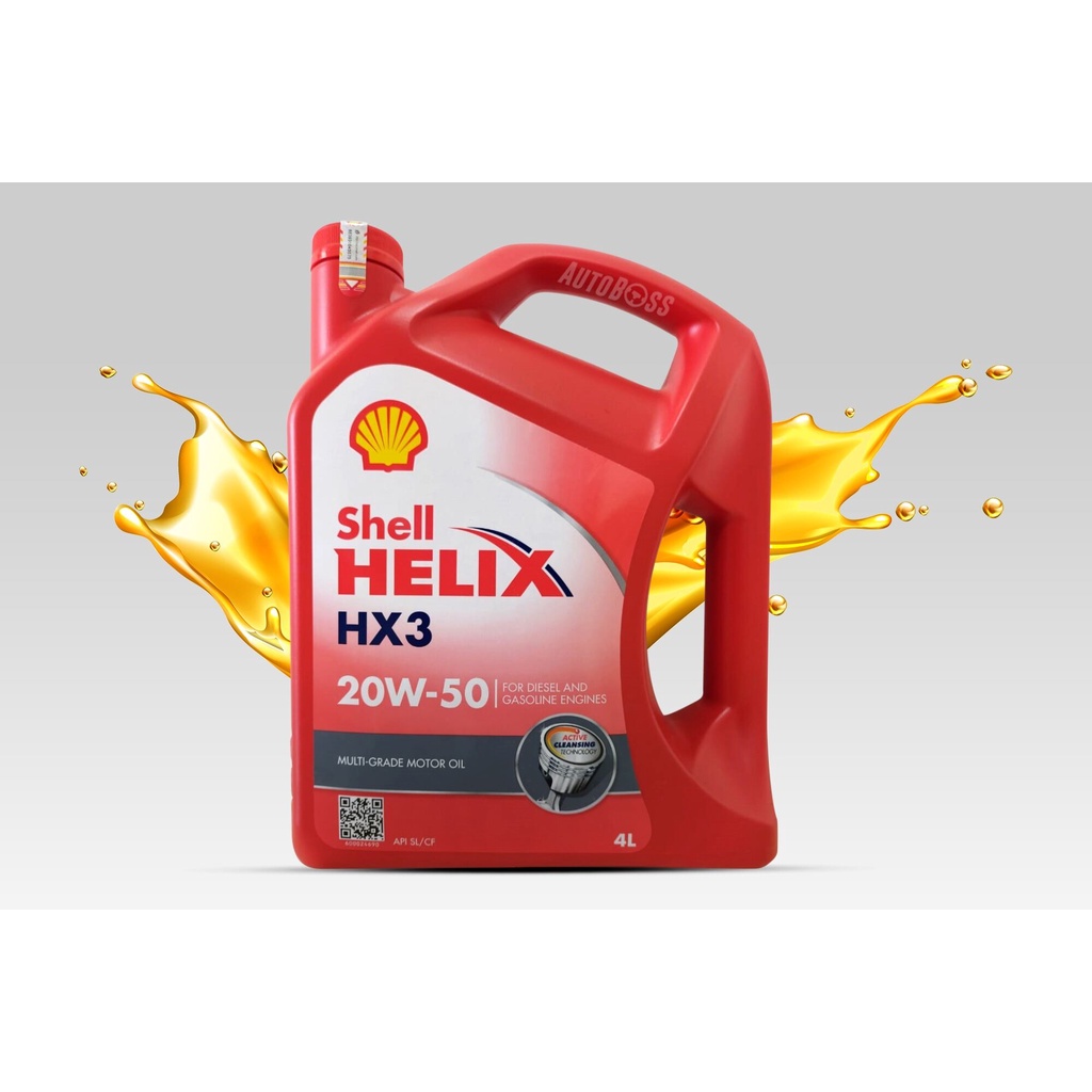 Jual Shell Helix HX3 - 20W-50 20W50 API SL / CF Oli Mobil Bensin Diesel ...