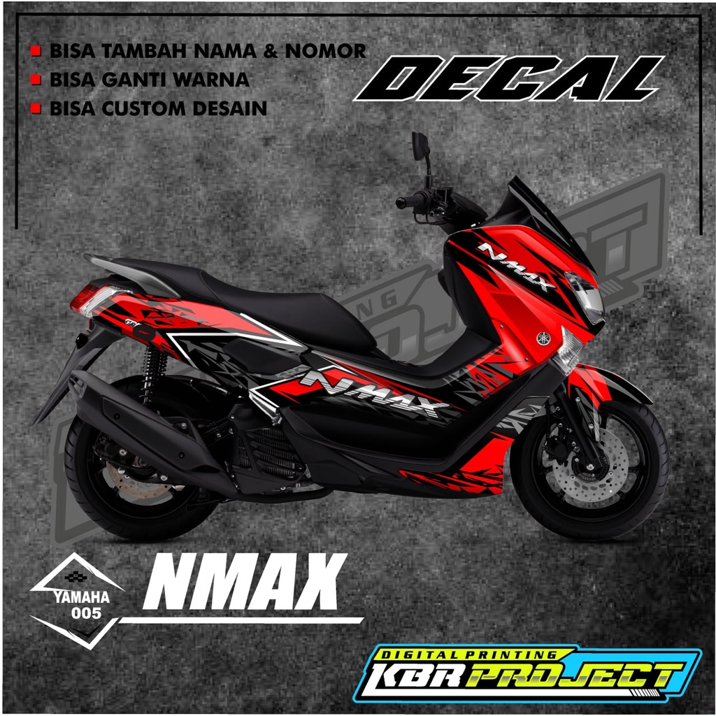 Jual Decal Sticker Yamaha Nmax 155 Old Fullbody 2015-2019 BISA CUSTOM ...