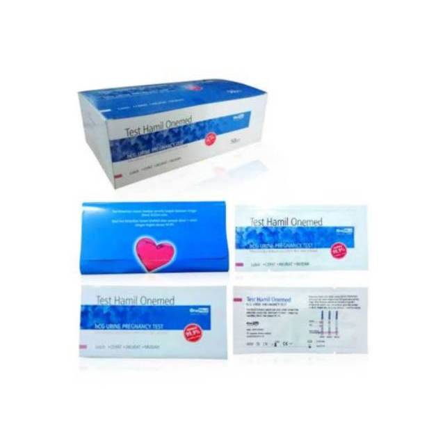 Jual Onemed HCG Strip isi 50 Pcs Tes Kehamilan Instant | Shopee Indonesia