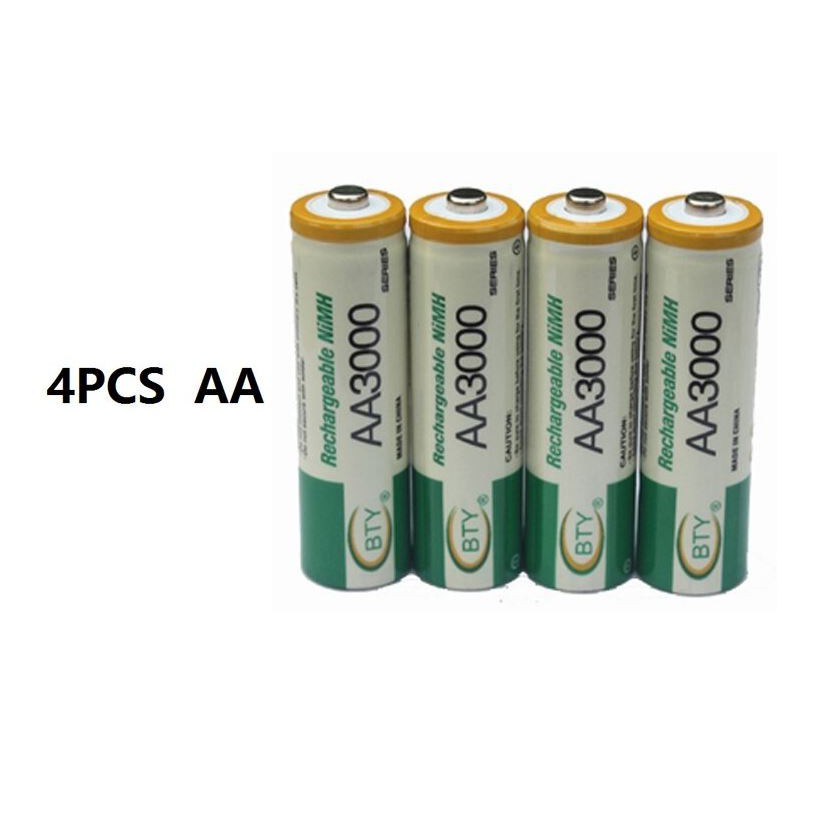 Jual Baterai Cas BTY Battery Batre isi Ulang Awet Double Power AA 3000 ...