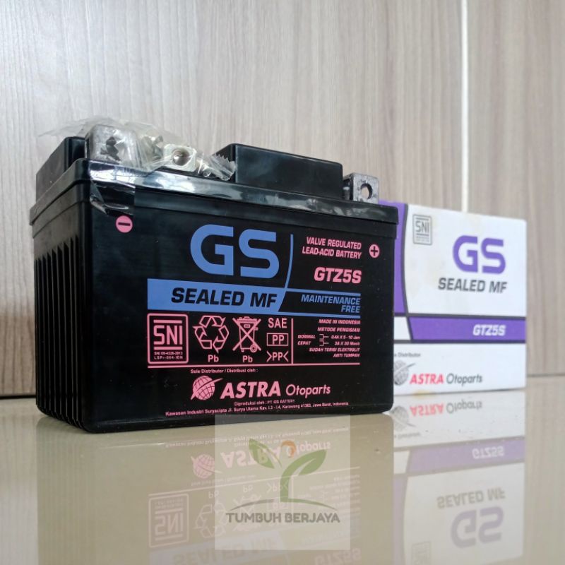 Jual Aki kering GS MF ASTRA GTZ-5S ORIGINAL 1000% Honda Beat Vario Scoopy | Shopee Indonesia