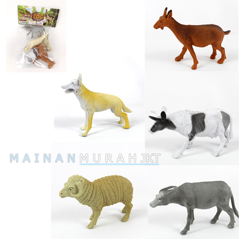 Jual MAINAN ANAK MAKET HEWAN TERNAK ZOO THE WORLD OCT 204 MAINAN ...