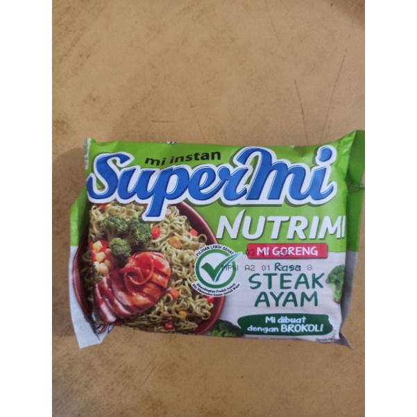 Jual Supermi Nutrimie Mie Hijau Steak Ayam | Shopee Indonesia