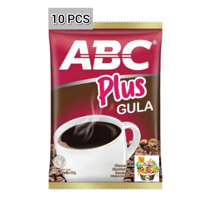 Jual Kopi ABC Plus Gula 1 Renceng (10 Sachet) | Shopee Indonesia