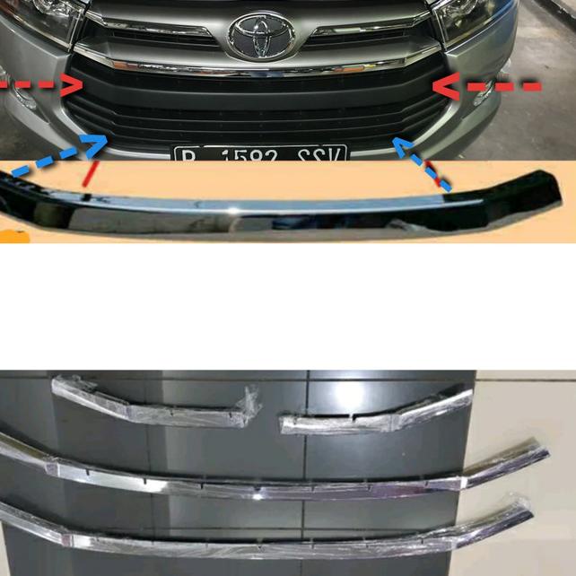 Jual Terbaru - List lis grill grille radiator bumper depan toyota all ...
